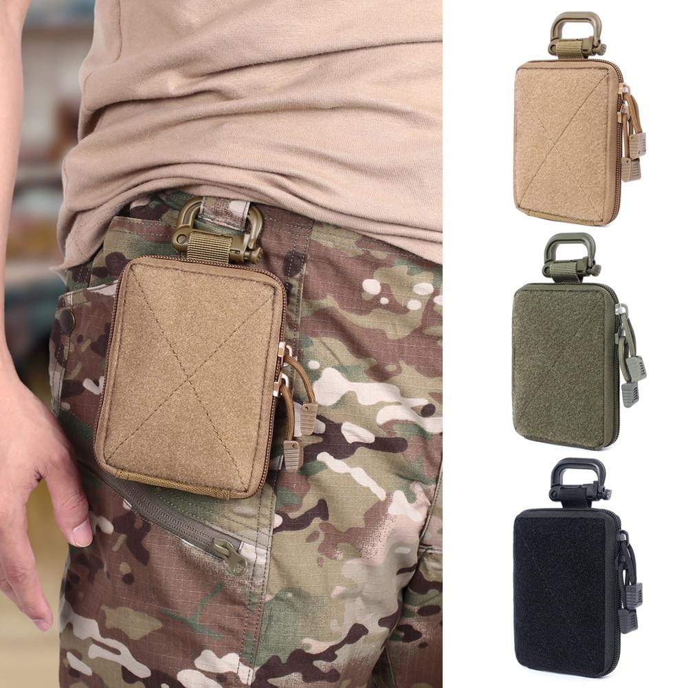 VKTECH Multifunctional EDC Tactical Zipper Wallet