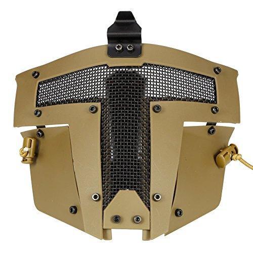 WoSporT Airsoft Full Face Mask for FAST Helmets Coyote