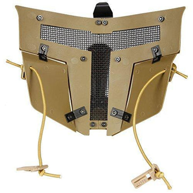 WoSporT Airsoft Full Face Mask for FAST Helmets Coyote